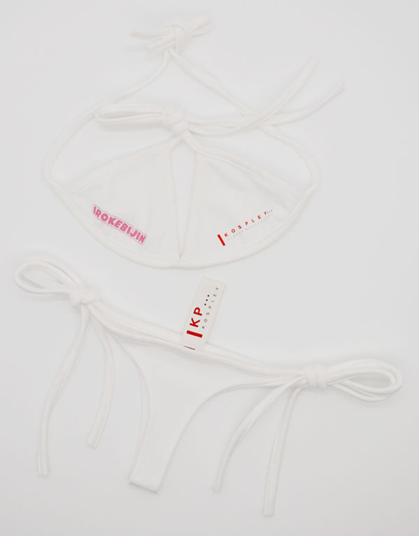 Bikini white with logos - Doll 95cm - Kospley